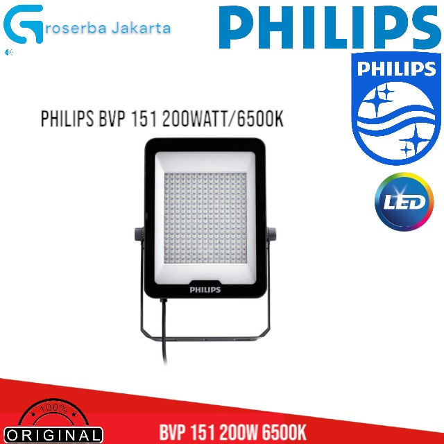 Jual Philips BVP 151 200 WATT - Lampu Proyek Sorot Floodlight BVP151 ...