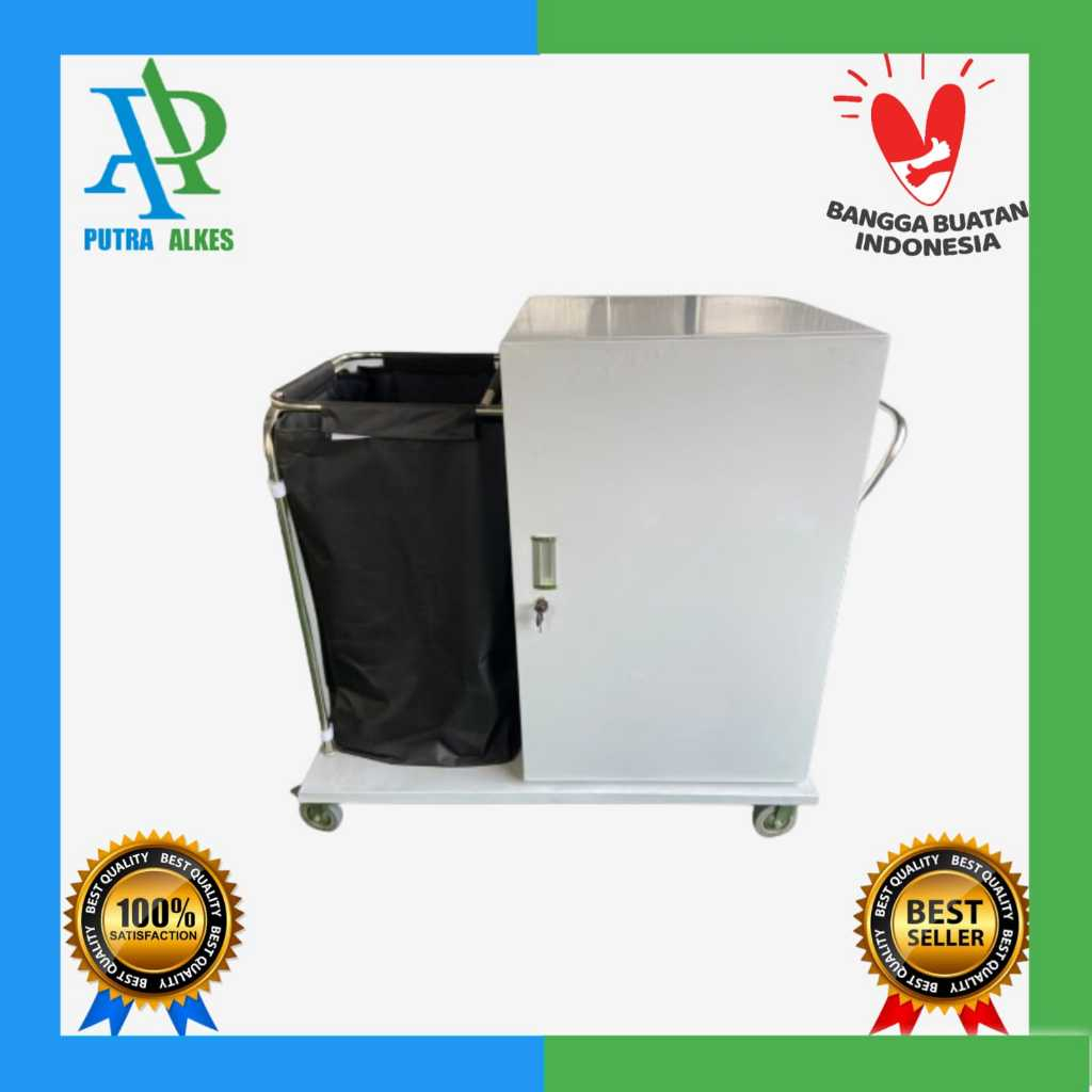 Jual Troli Laundry Linen Besi PC Tertutup | Shopee Indonesia
