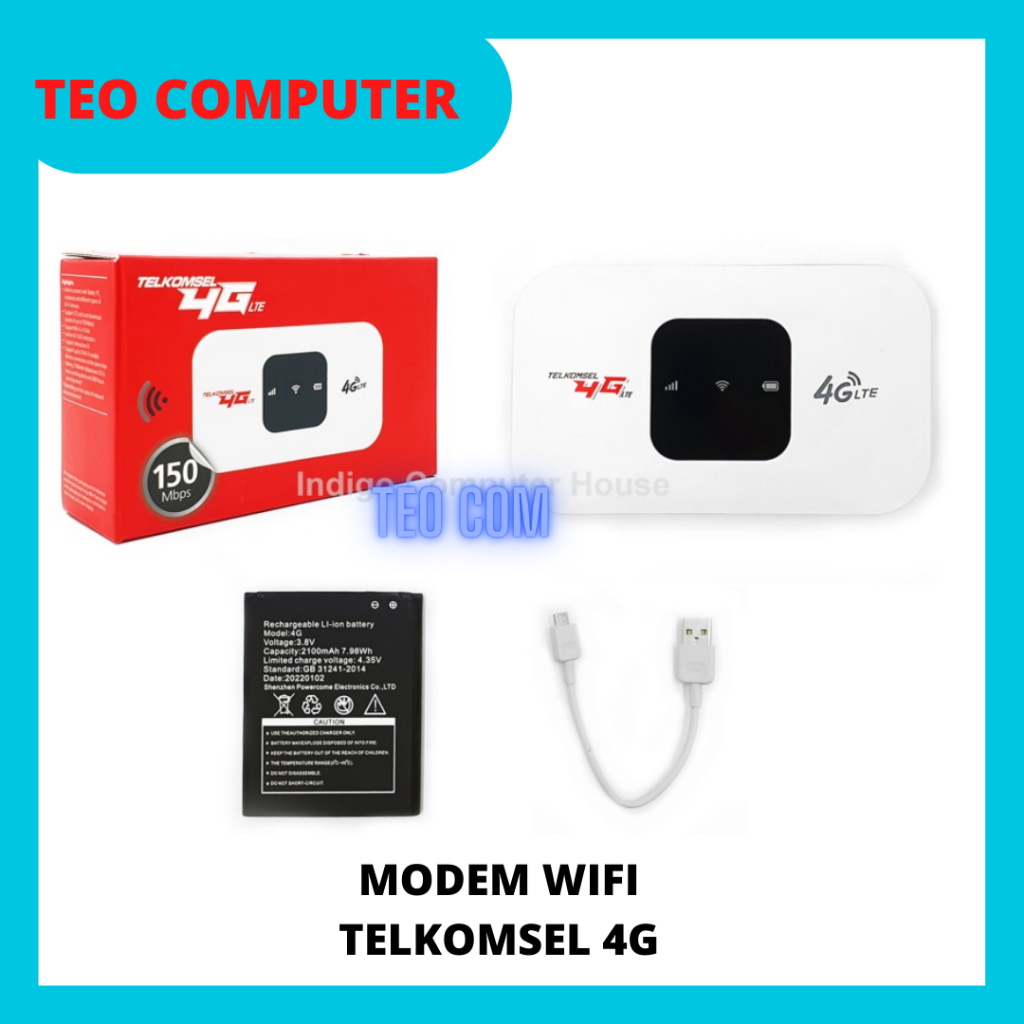 Jual MODEM MIFI 4G LTE TELKOMSEL LED 150Mbps | Shopee Indonesia