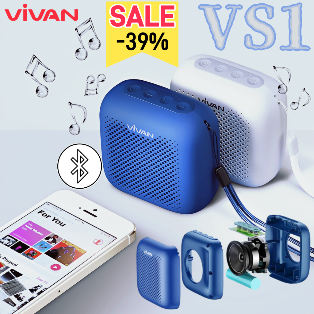 Jual 【DISKON 39%】VIVAN VS1,Speaker vivan bluetooth/Speaker Portable ...