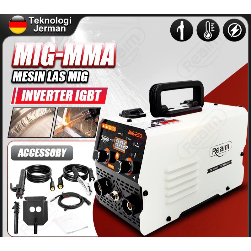 Jual Reaim Las Listrik Welding Machine - Mesin Travo Las Listrik Inventer Model: MIG-250 - Mesin ...