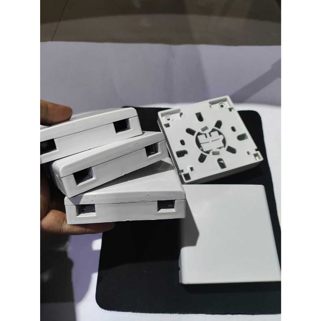 Jual Roset Fiber Optic 2 Core Polos Kosongan – Kotak Terminal FTTH SC ...