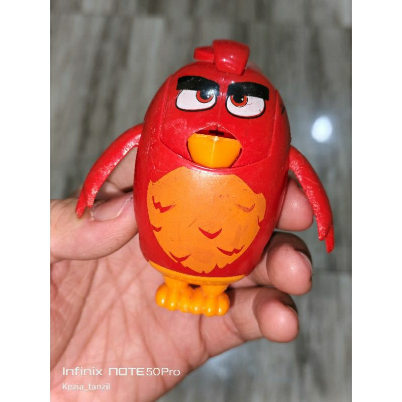 Jual JUALAN ACTION FIGURE FIGUR ANGRYBIRD TELUR MERAH EGG TELOR ANGRY ...