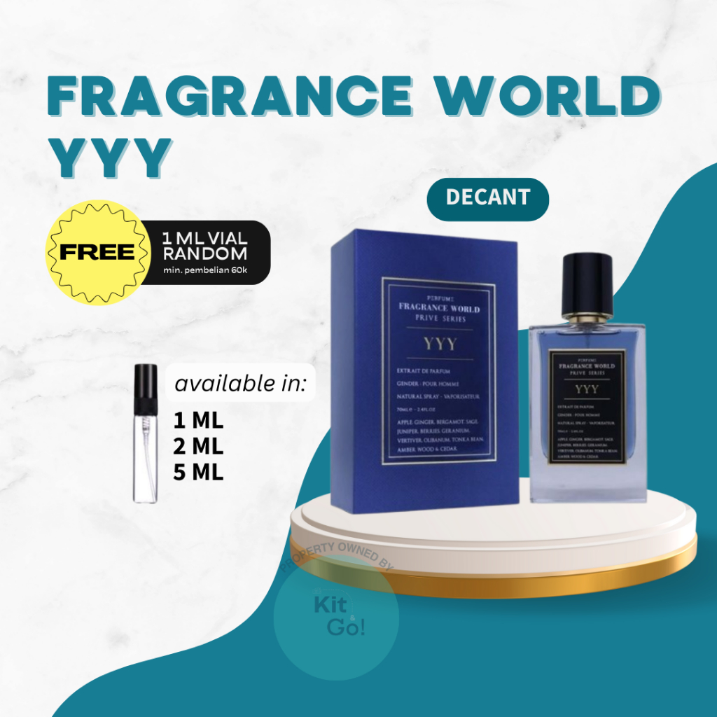 Jual Decant Fragrance World YYY Extrait de Parfum Batch Baru New Batch ...