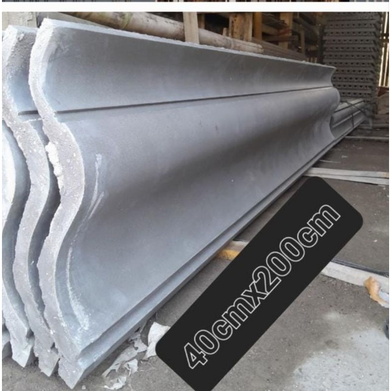 Jual Lis beton profil lisplang profil panjang 2 meter x Lebar 40cm ...