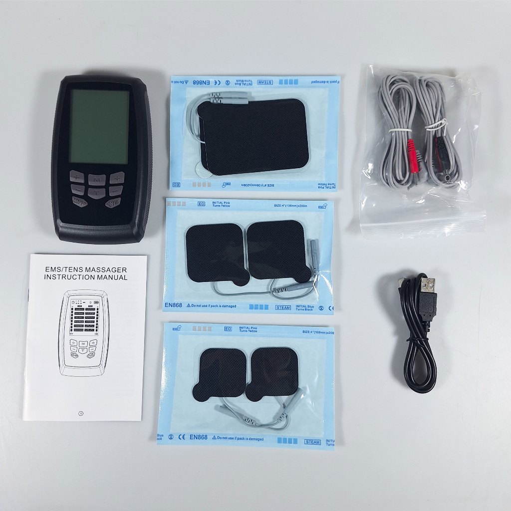 Jual Alat Pijatan Elektrik TENS Pulse Massage 6 Patch Multifunctional ...