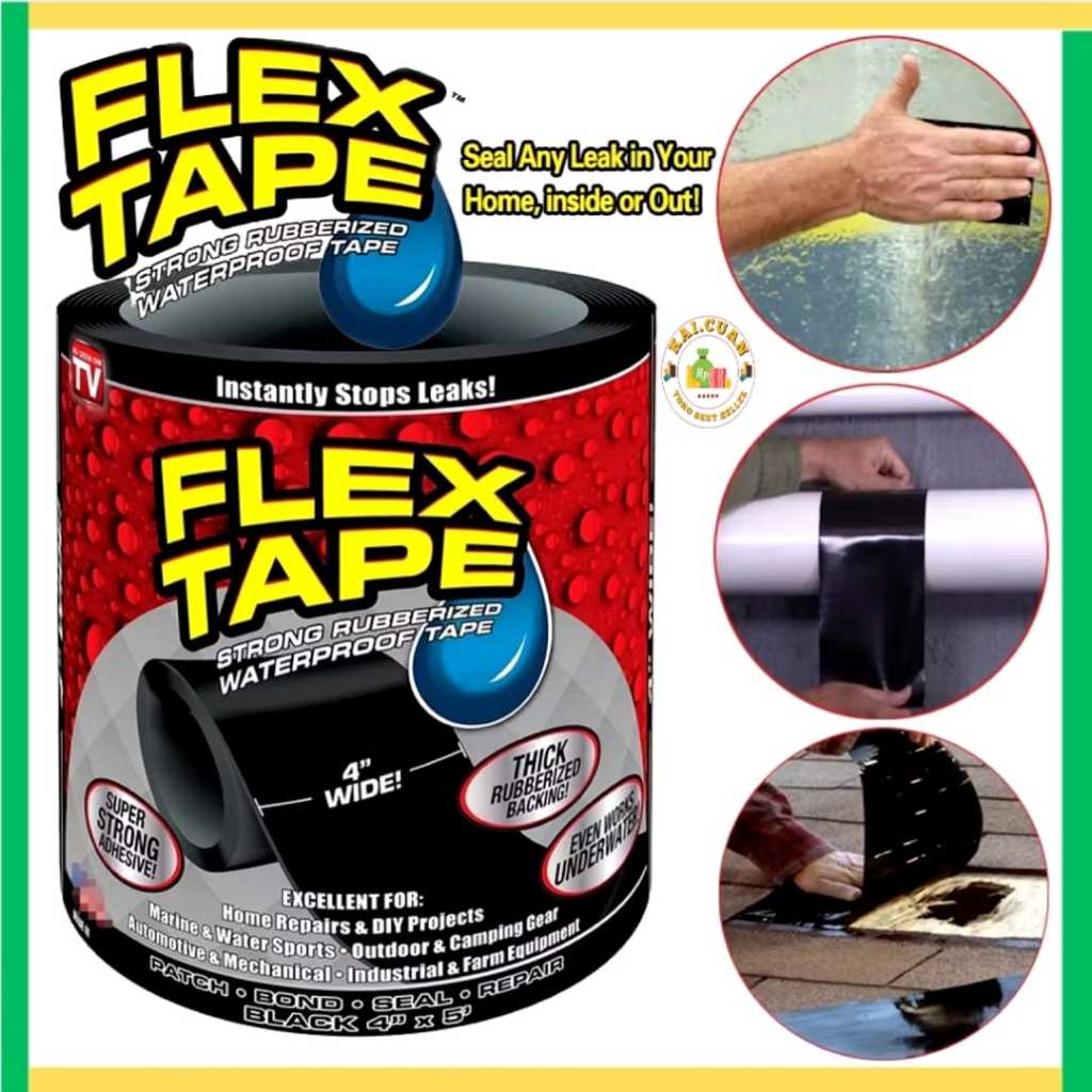 Jual (KAI)Flex Tape Isolasi Lakban Anti Bocor /Lakban Super Kuat Waterprof | Shopee Indonesia
