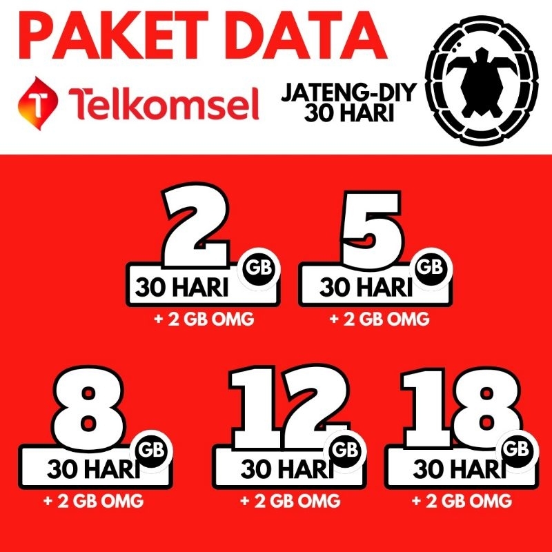 Jual PAKET DATA KUOTA INTERNET INJEKSI TELKOMSEL PAKET JATENG DIY LOKAL 24 JAM 30 HARI BULANAN ...