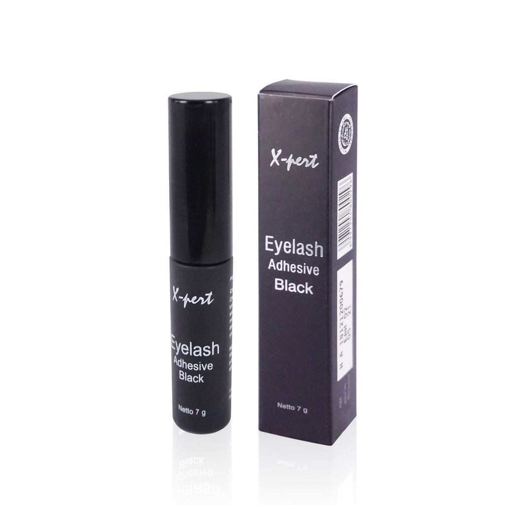 Jual X-pert Eyelash Adhesive Non Latex | Varian Black & Clear | Shopee ...