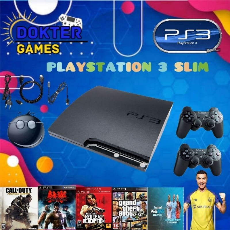 Jual Ps3 Slim Playstation 3 PS 3 SLIM CFW PS3 SUPER SLIM 500GB GRADE A ...