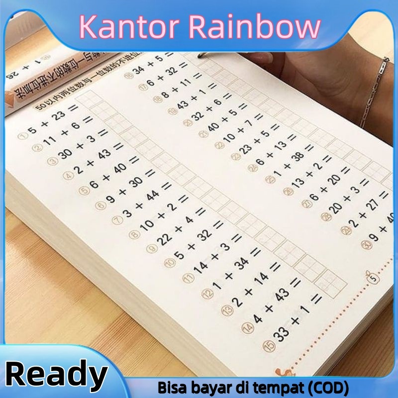 Jual Math exercise workbook subtraction and addition.Soal latihan ...