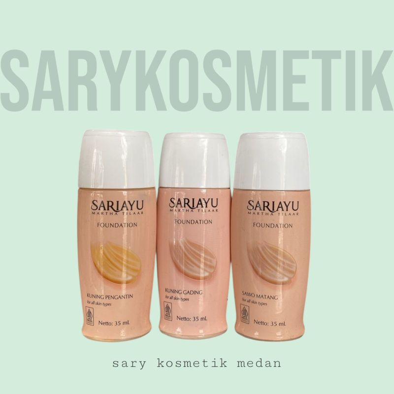 Jual SARIAYU FOUNDATION CAIR 35 ML - LIQUID FOUNDATION ALAS BEDAK ...