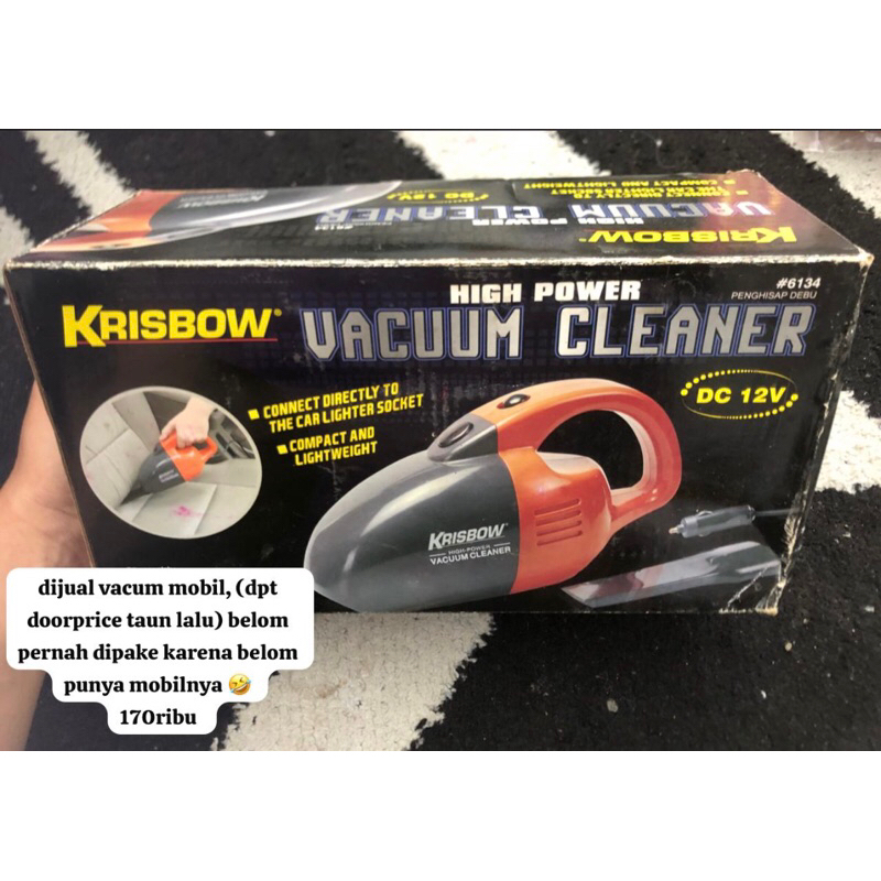 Jual VACUUM KRISBOW VACUUM CLEANER MERK KRISBOW 6134 ORIGINAL | Shopee ...