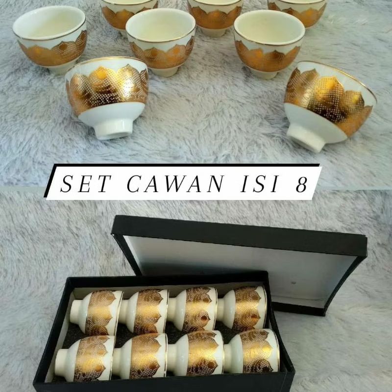 Jual Termurah || set cawan isi 8 | cawan zam-zam | cawan makkah ...