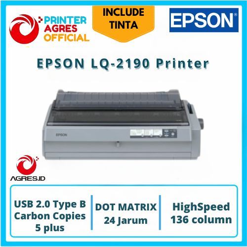 Jual EPSON PRINTER LQ-2190 DOT MATRIX [A3, FOLIO, A4] LQ2190 | LQ 2190 ...