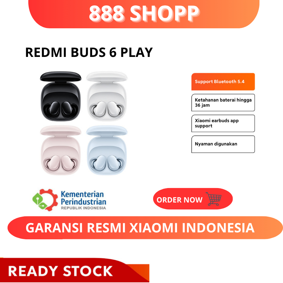 Jual Xiaomi buds 6 Play garansi resmi | Buds 6 Play | Xiaomi Buds 6 ...