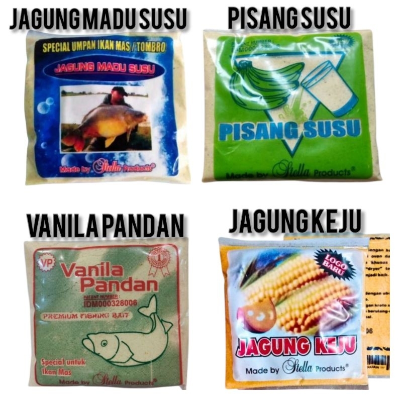 Jual Umpan Pancing Pelet Stella Products Jagung Madu Susu Pisang Susu ...