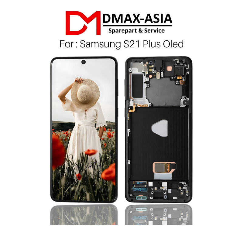 Jual Dmax-Asia LCD Samsung S21 Plus Oled With Frame Fingerprint On ...