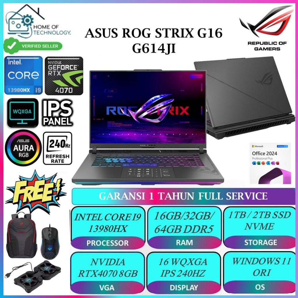 Jual Laptop Gaming Asus ROG STRIX G16 G614JI INTEL I9 13980HX 16GB DDR5 ...