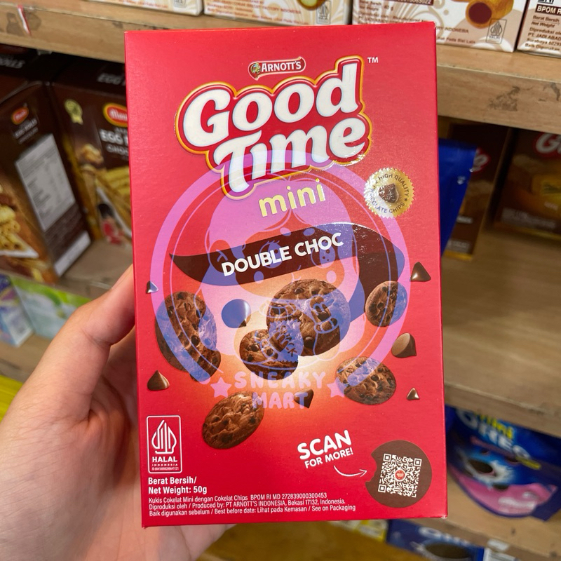 Jual Good Time Mini Double Choc 50G | Shopee Indonesia