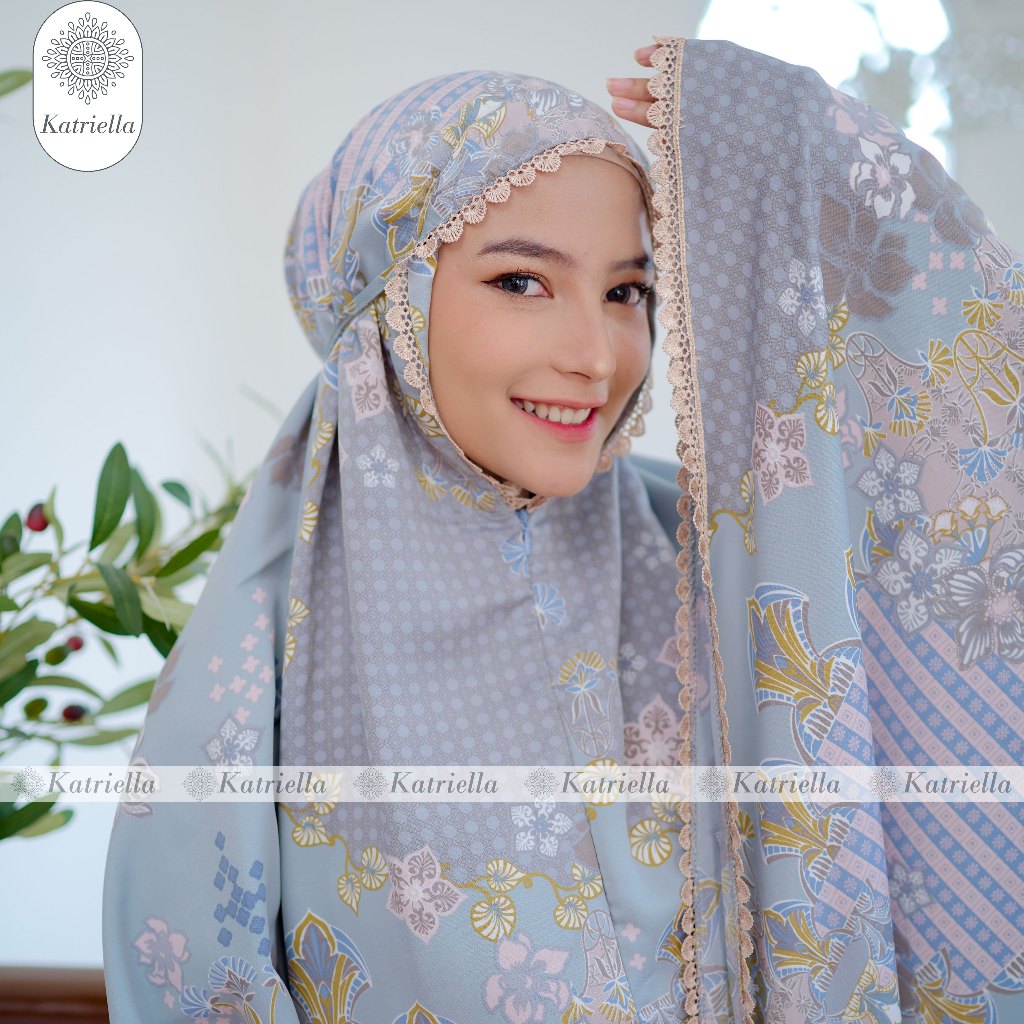 Jual KATRIELLA - Mukena Dewasa Mukenah Travel Jumbo Silky Premium 2 in ...