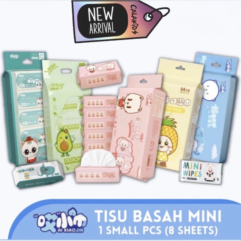 Jual RATU ♥️ TISSUE BASAH MINI ♥️ TISU BASAH MINI TISU BASAH KARAKTER ...