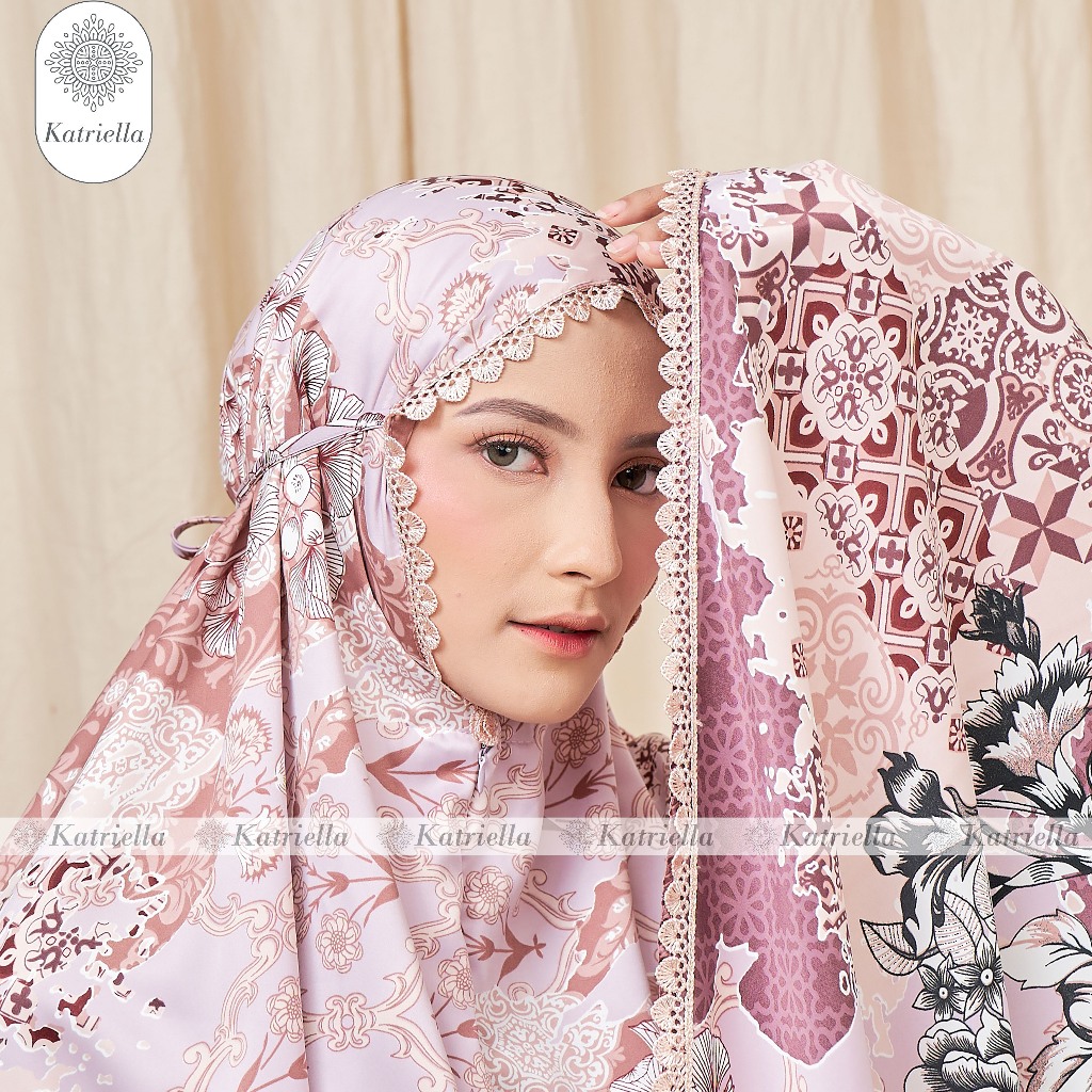 Jual KATRIELLA - Mukena Dewasa Premium Mukenah Travel Jumbo Silky Model ...