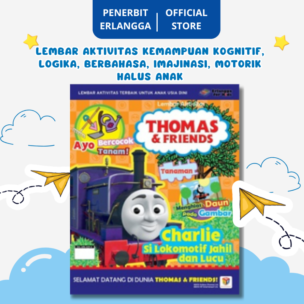 Jual [Erlangga Official] Buku Aktivitas Anak: Lembar Aktivitas Thomas & Friends Edisi 24 ...