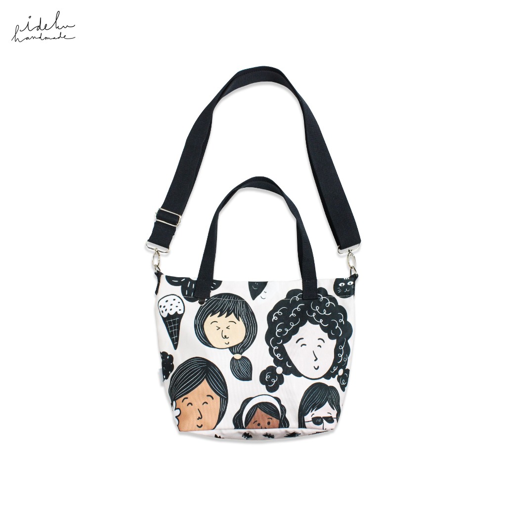Jual Cute Faces Mini Totebag Ideku Handmade | Shopee Indonesia