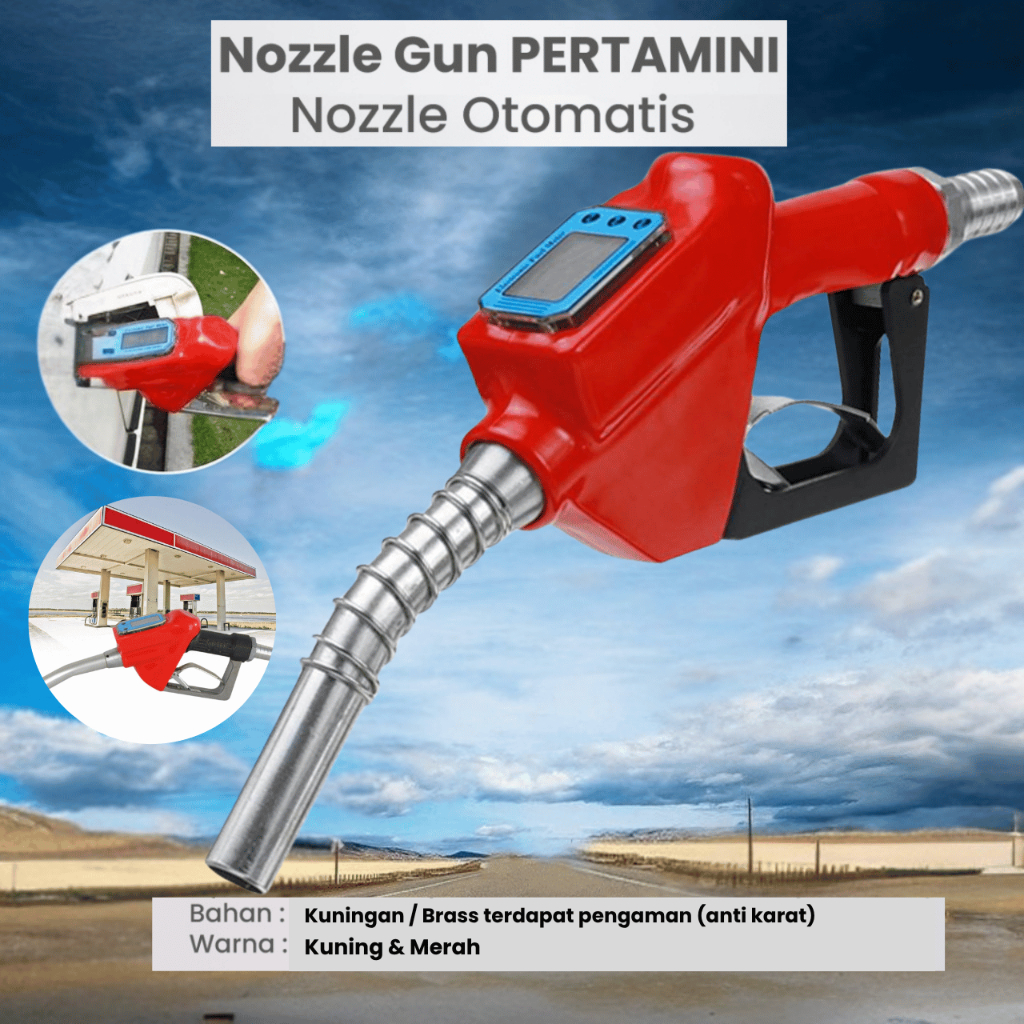 Jual Digital Meter Fuel Nozzle Digital Flow Meter Fuel Oil Refueling ...