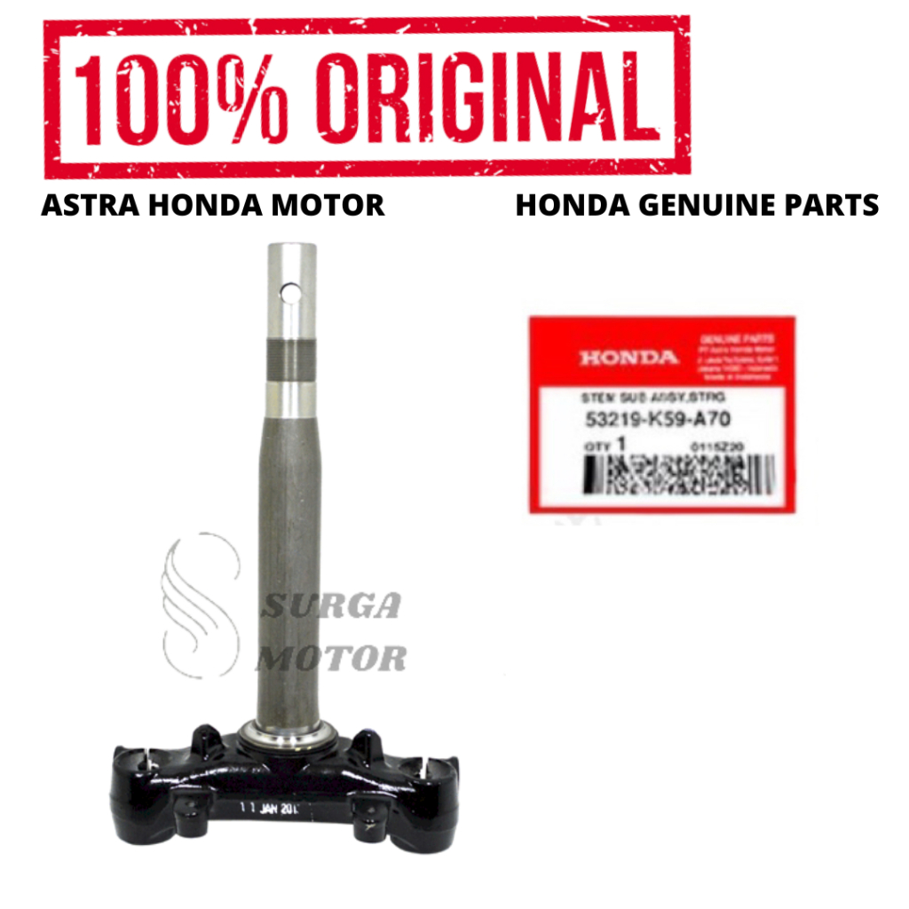 Jual Segitiga Stang Depan Vario150 K59J 53219-K59-A70 Stem Sub Assy ...