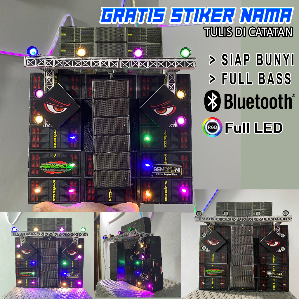 Jual SOUND MINIATUR RISWANDA AUDIO BLUETOOTH SIAP BUNYI | Shopee Indonesia