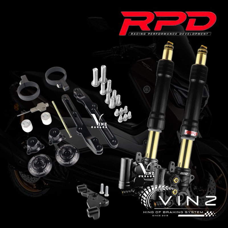 Jual Shock Upside Down RPD Gen 2 Yamaha Nmax Kaliper Radial Pitch 100 ...