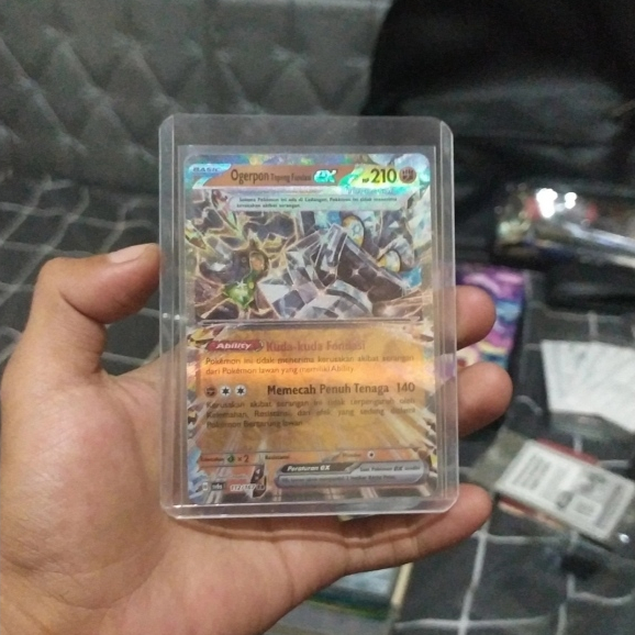 Jual Kartu Pokemon ID Ogerpon Topeng Fondasi Terastal EX - Topeng Transfigurasi Sv6s 112/167 RR ...