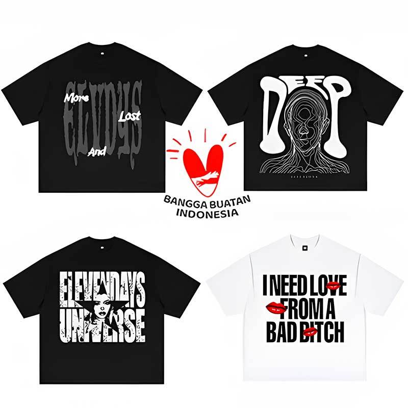 Jual MRCYC Kaos Distro Kaos Boxy Fit Baju Oversized Pria Wanita Tshirt ...