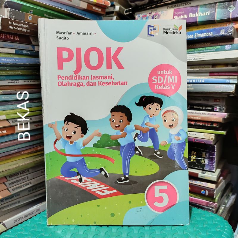 Jual Buku Paket PJOK Pendidikan Jasmani Olahraga dan Kesehatan Kelas 5 V SD MI Penerbit Erlangga ...