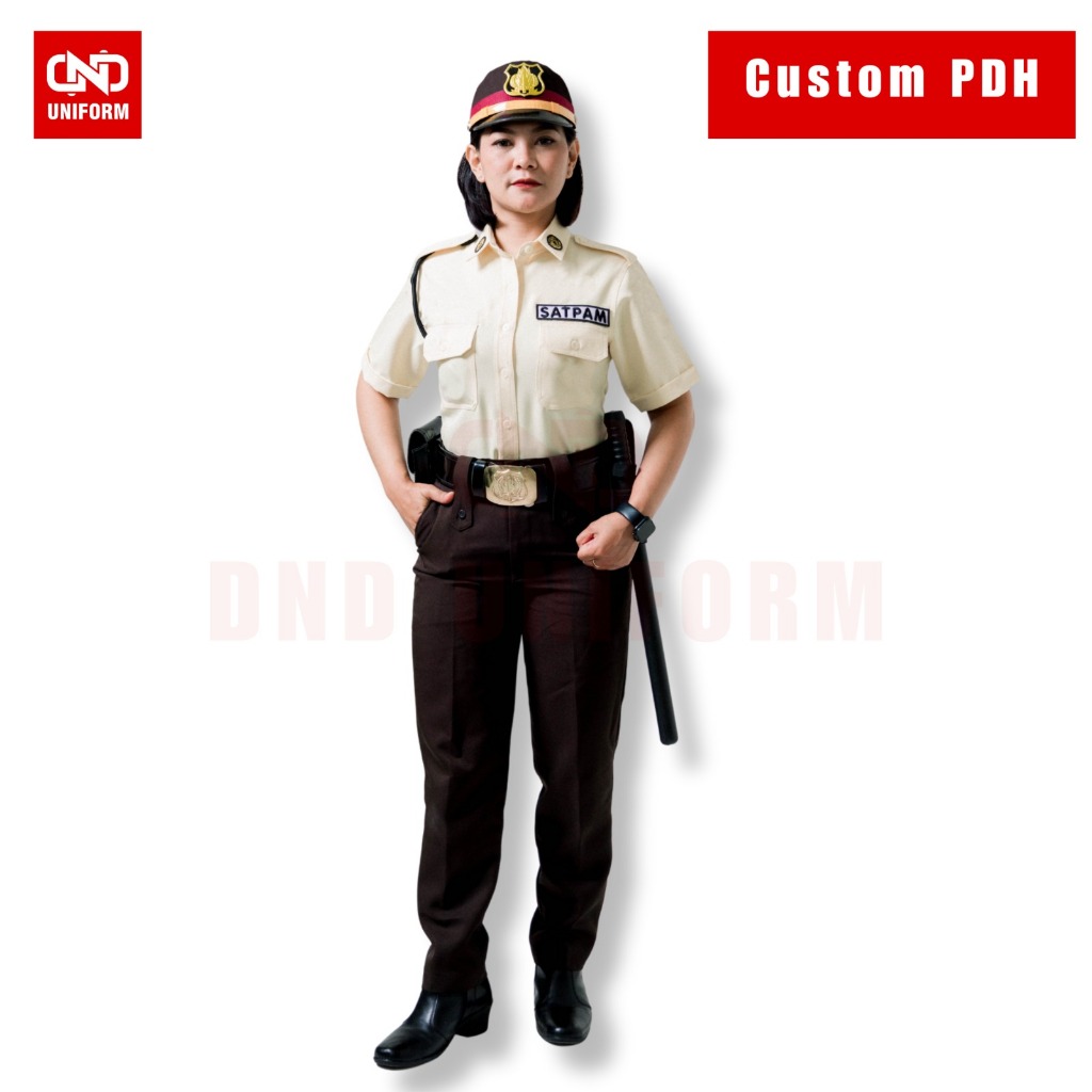 Jual DND UNIFORM - CUSTOM SERAGAM PDH WANITA SECURITY SATPAM BAHAN GAIA ...