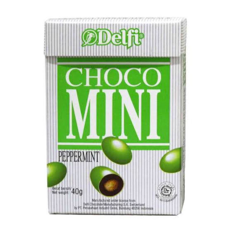 Jual Delfi Choco Mint Peppermint / Assorted Coklat Mint Choco Mini Enak ...