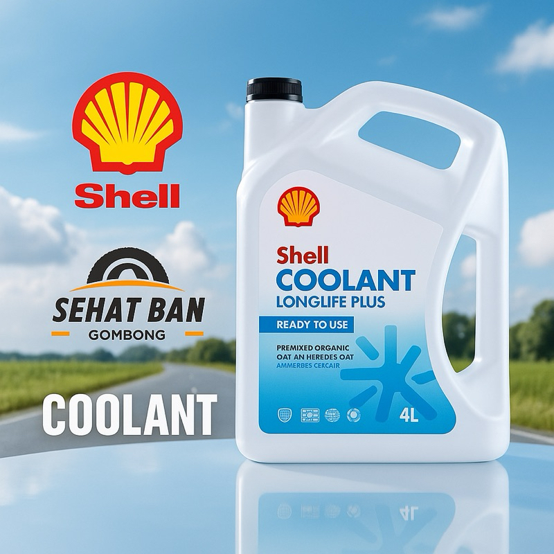 Jual AIR RADIATOR SHELL COOLANT LONGLIFE PLUS 4L | Shopee Indonesia