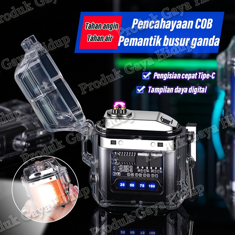 Jual Pemantik api dengan cahaya, tampilan level baterai, pemantik api ...