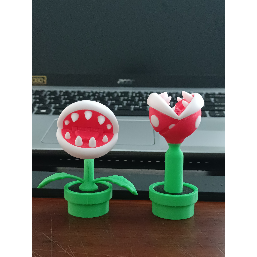 Jual Ceria Piranha Plant from Super Mario Bros - Chomping Fidget Toy ...