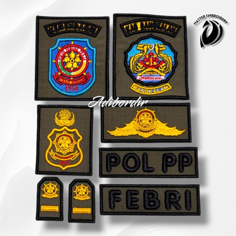 Jual LOGO ATRIBUT POLPP TIMBUL 3D (COSTUM) | Shopee Indonesia