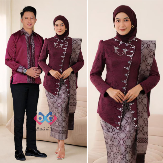Jual Kebaya Couple Ayu Janggan Series Kebaya Wisuda Lamaran Tunangan ...