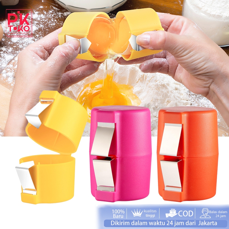 Jual Stainless Pengupas Cangkang Telur Alat Pemecah Telur Egg Cracker ...