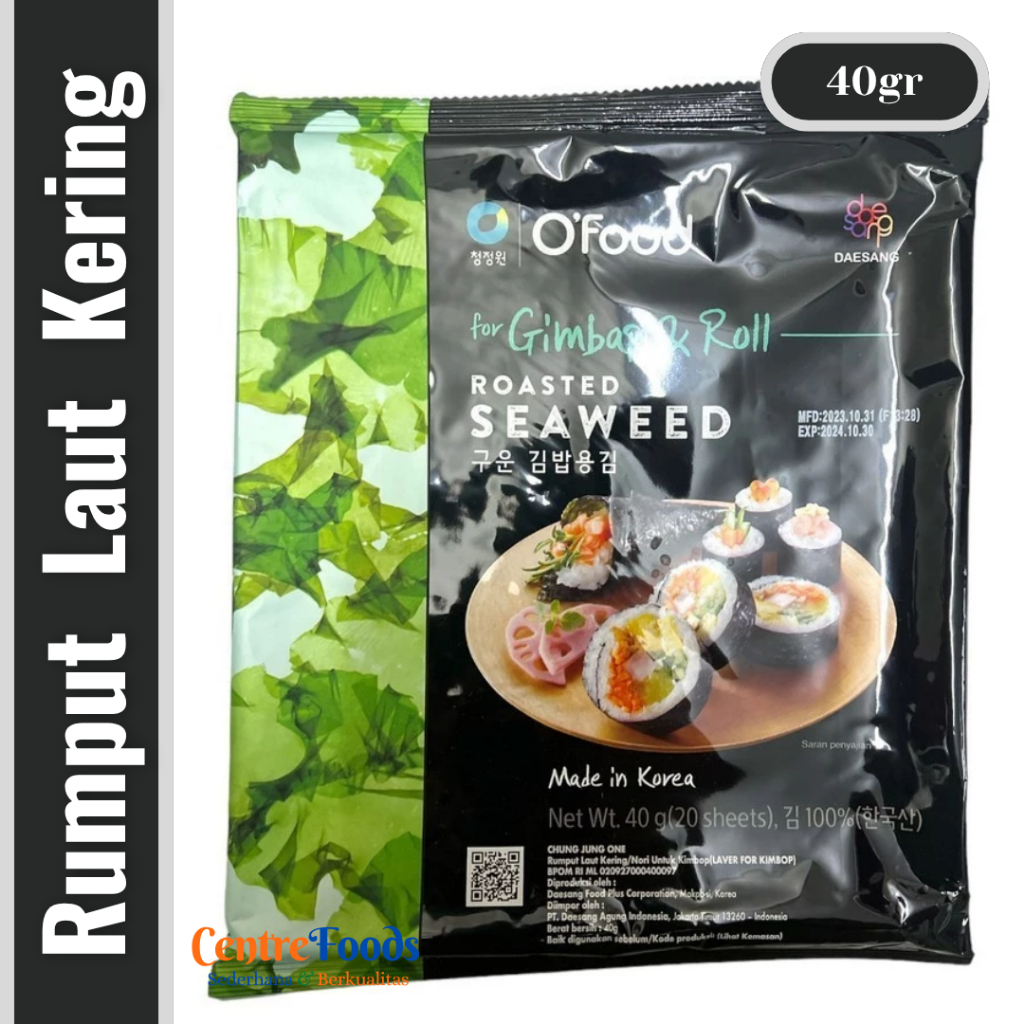 Jual Rumput Laut Kering Nori - Chung Jung One Gimbap & Roll O'FOOD ...
