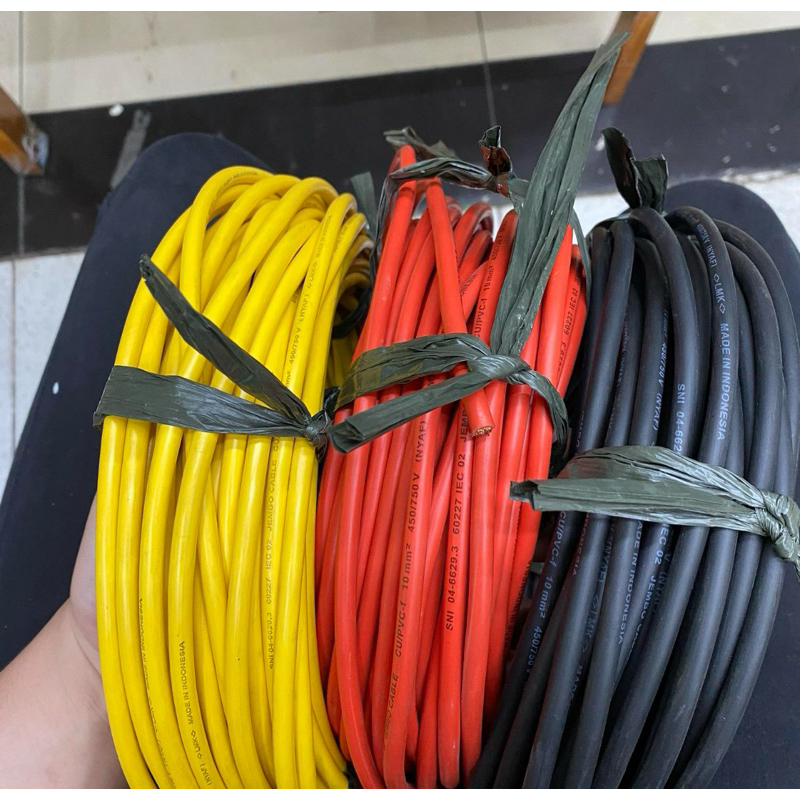 Jual Kabel NYAF 1x10 MM 10MM JEMBO KABELMETAL KABELINDO FEDERAL SUTRADO Serabut / Eceran ...