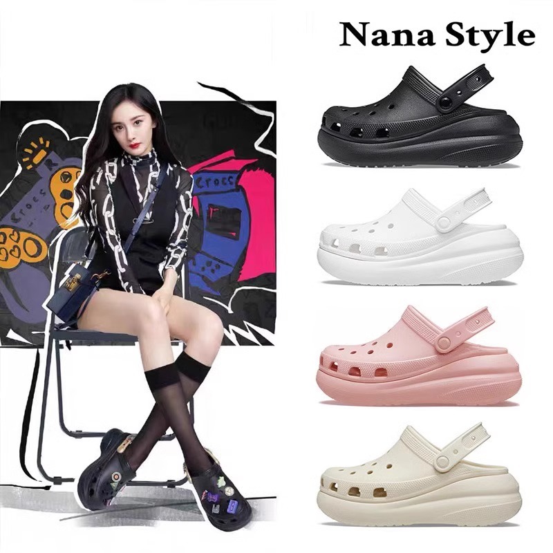 Jual SoleLuxe Sandal Kodok Classic Bae Clog, Sepatu Sendal Baim Wedges ...