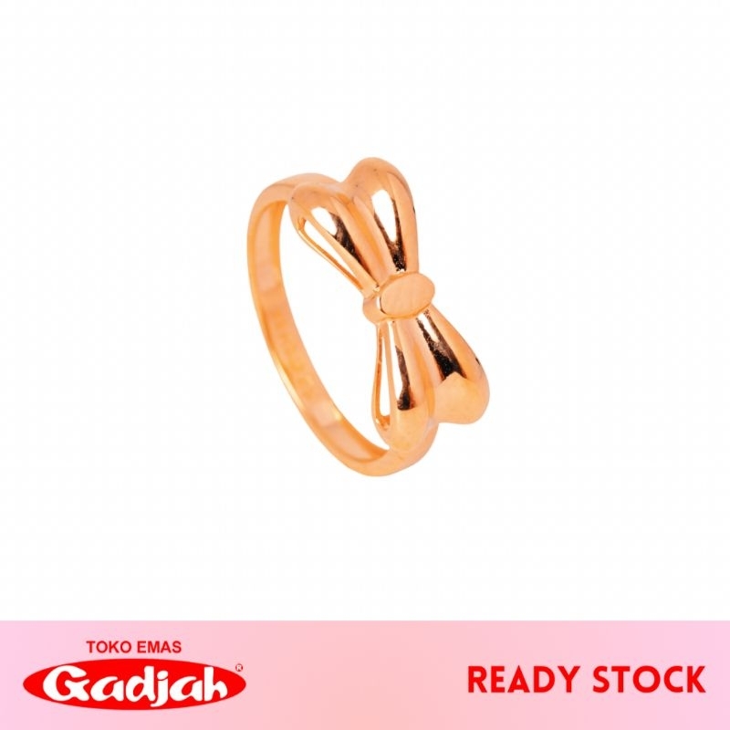 Jual Cincin Emas Ribbon Tetes Tanpa Mata - Toko Emas Gadjah | Shopee ...