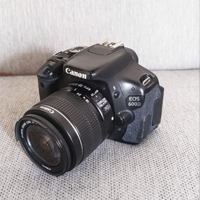 Jual Camera Canon 600d layar flip lensa kit 18-55mm | Shopee Indonesia