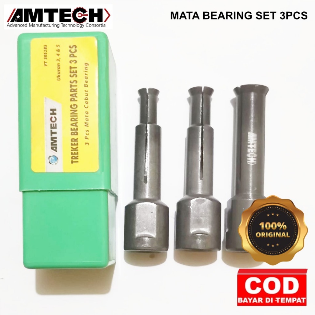 Jual AMTECH MATA BEARING 3PCS - SPARE PARTS TREKER BEARING DISASSEMBLER ...